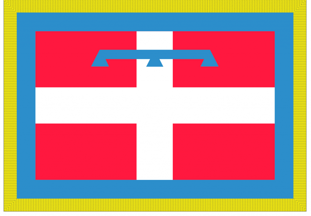 La bandiera del Piemonte